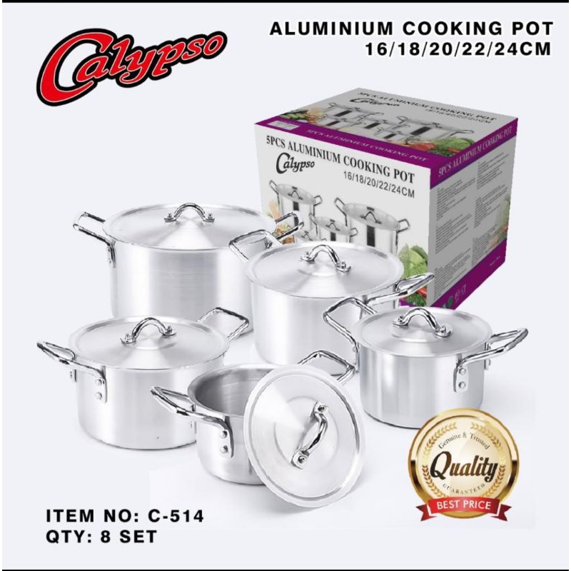 Jual Panci set Calypso C514 Alumunium Pot | Shopee Indonesia