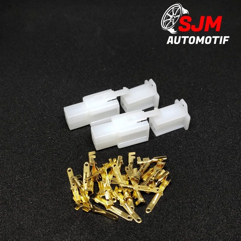 Jual Soket socket konektor kabel 4 pin kecil motor mobil male female ...