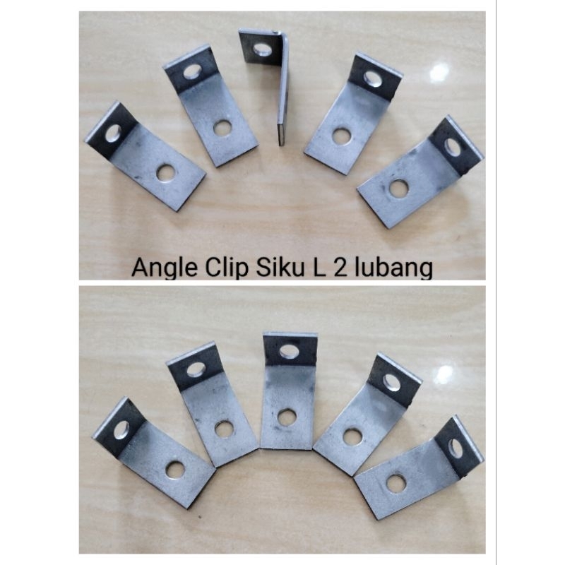 Jual Angle Clip Siku L Tebal 2 lubang | Shopee Indonesia