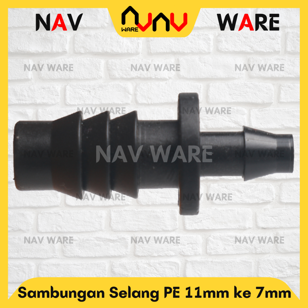 Jual Sambungan Reducer Selang Air 5/16 3/8 Inch PE 11mm ke 7mm / Nepel ...