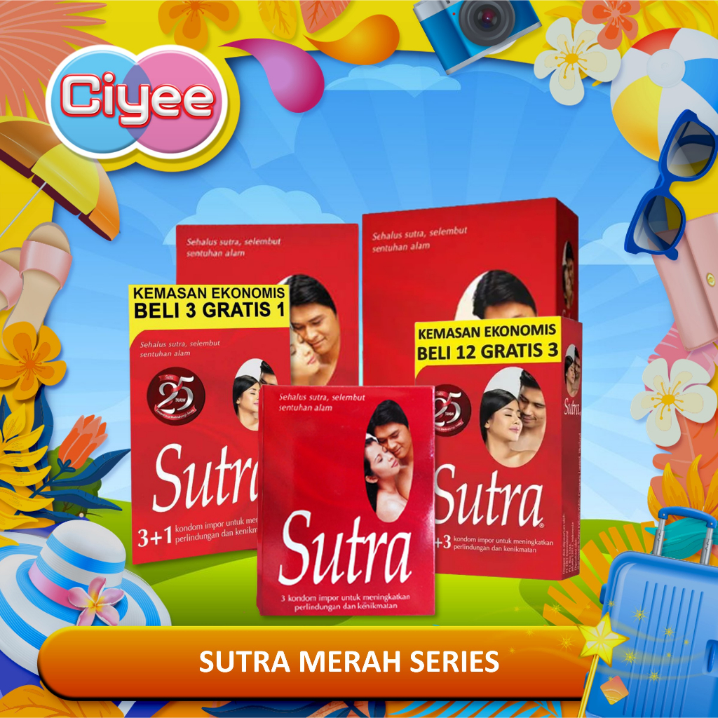 Jual Kondom Sutra Merah Isi 3 & 12 & 24 Pcs - Classic - Anti Bocor ...