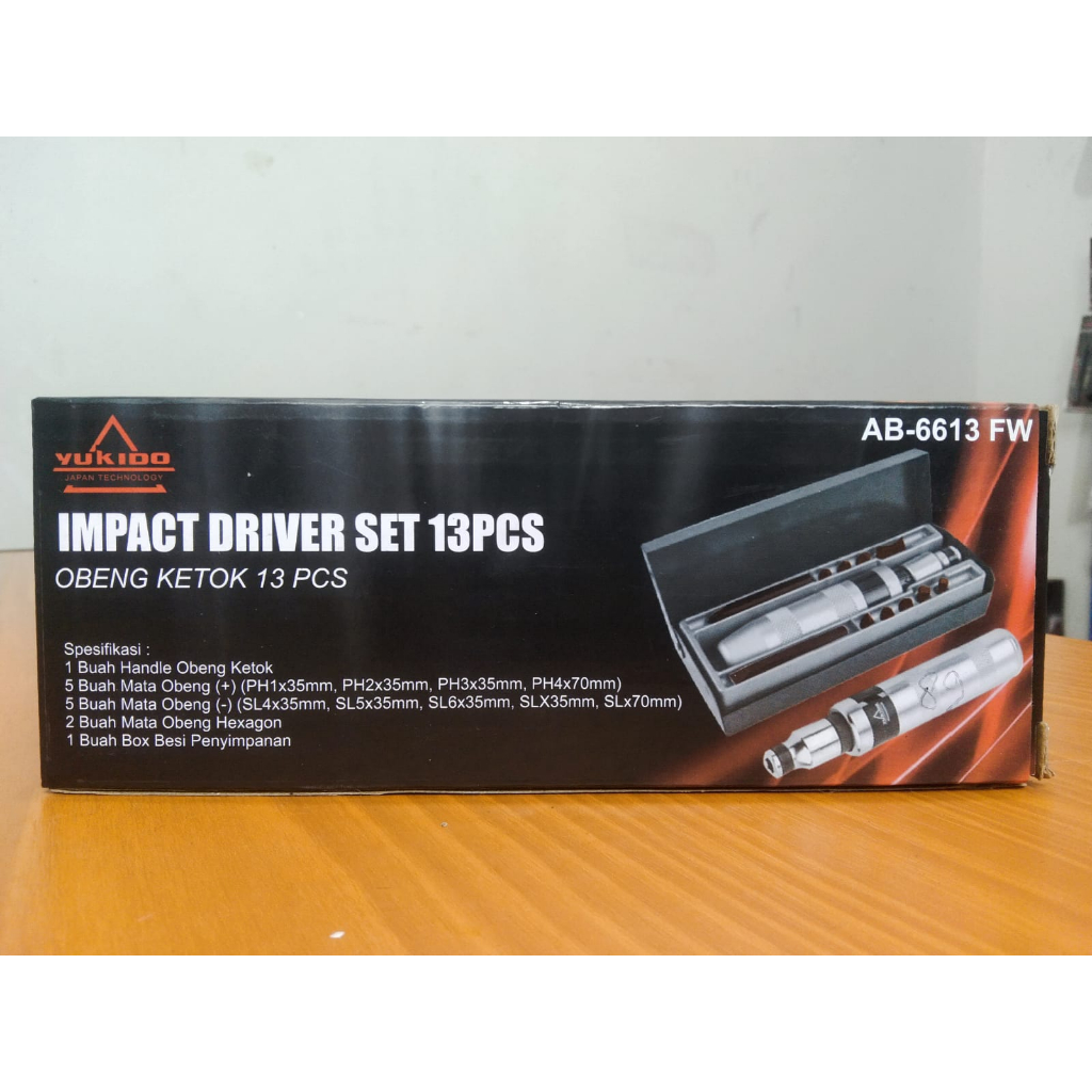 Jual Obeng Ketok set Obeng Getok Putar Set Impact Screwdriver 13pcs/Set ...