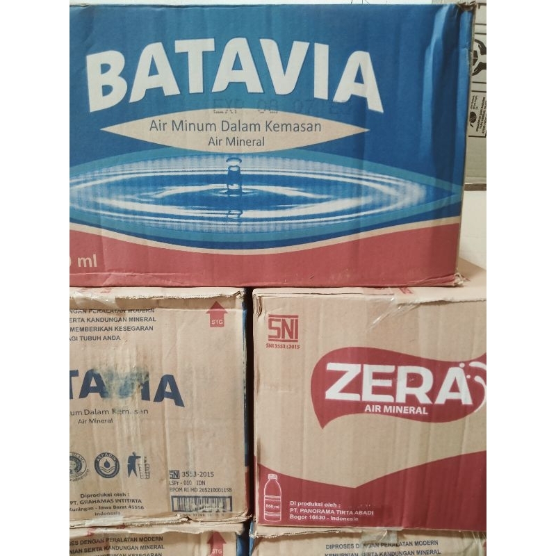 Jual air mineral Batavia dan zera botol 600ml | Shopee Indonesia