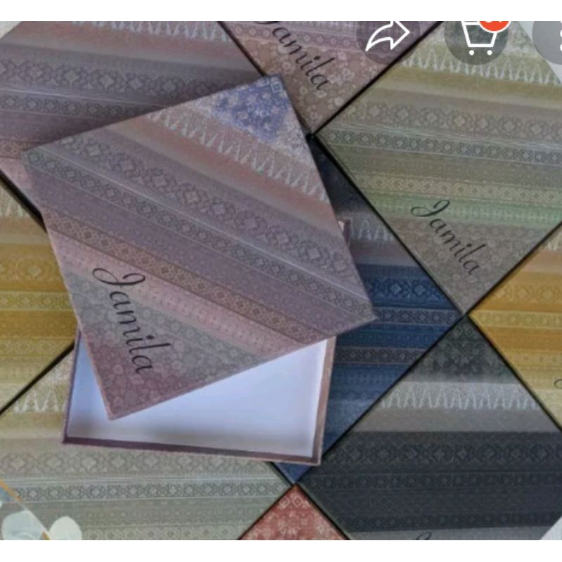 Jual box hijab 20x20x2 custom / hardbox custom | Shopee Indonesia