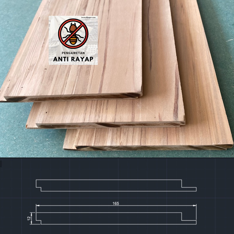 Jual PANEL KAYU - GRATIS ONGKIR Wall panel Lis Kayu Wall Moulding ...