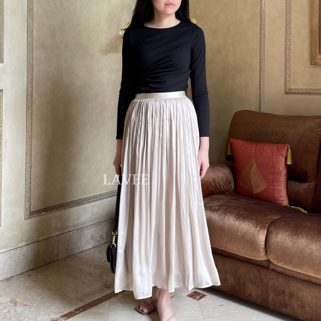 Jual LAVEE - Claudia Shimmer Skirt - LAVEE APPAREL / Rok Shimmer Maxi ...