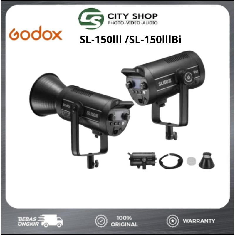 Jual GODOX SL-150 II /SL-150III / SL150 lll Bi LAMPU LED VIDEO LIGHTING ...
