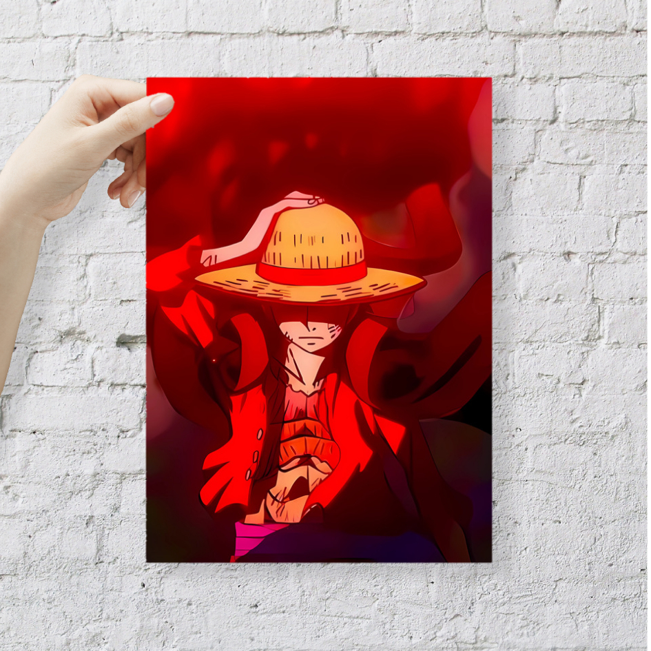 Jual Poster Anime One Piece Size A4 Luffy Kru Topi Jerami Poster Anime ...