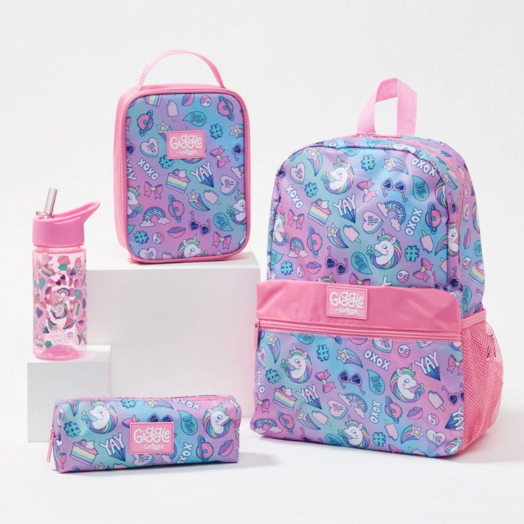 Jual SMIGGLE GIGGLE BUNDLE 4PC UNICORN - SET TAS RANSEL SMIGGLE ...