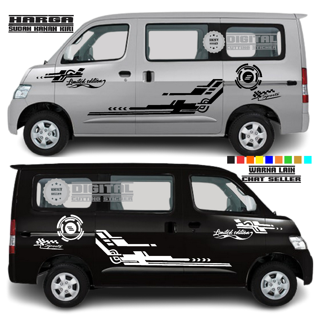 Jual Sticker stiker mobil grandmax stiker mobil apv daihatsu grandmax ...