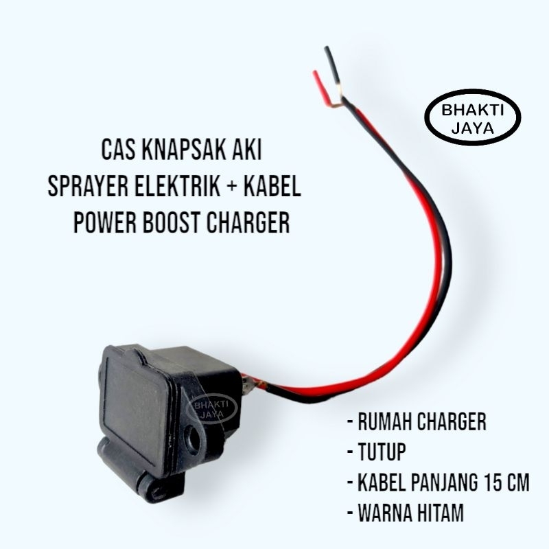 Jual Cas Knapsak Aki Sprayer Elektrik + Kabel | Power Boost Charger ...