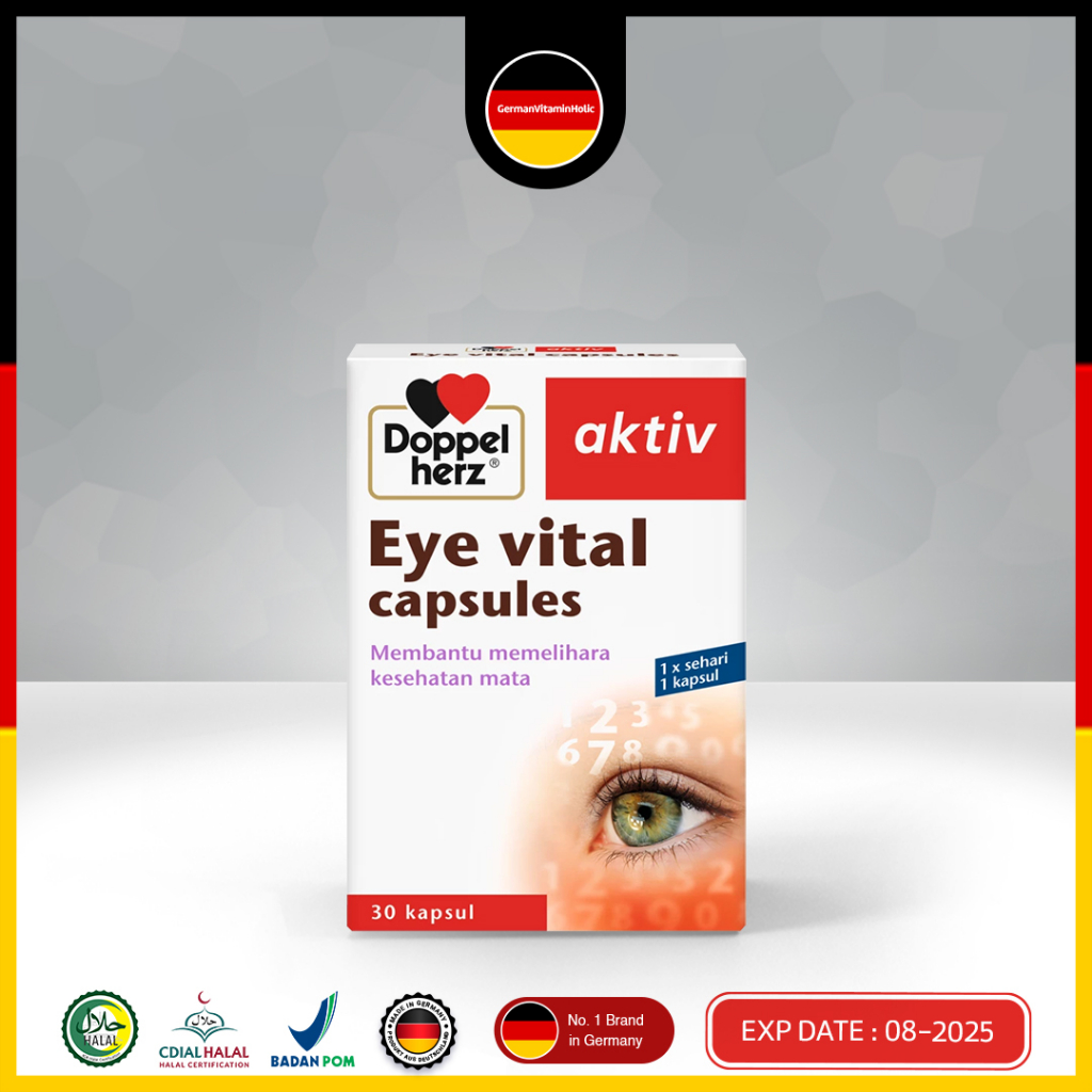 Jual Doppelherz aktiv- Eye Vital Capsules (isi 30 kapsul) | Shopee ...