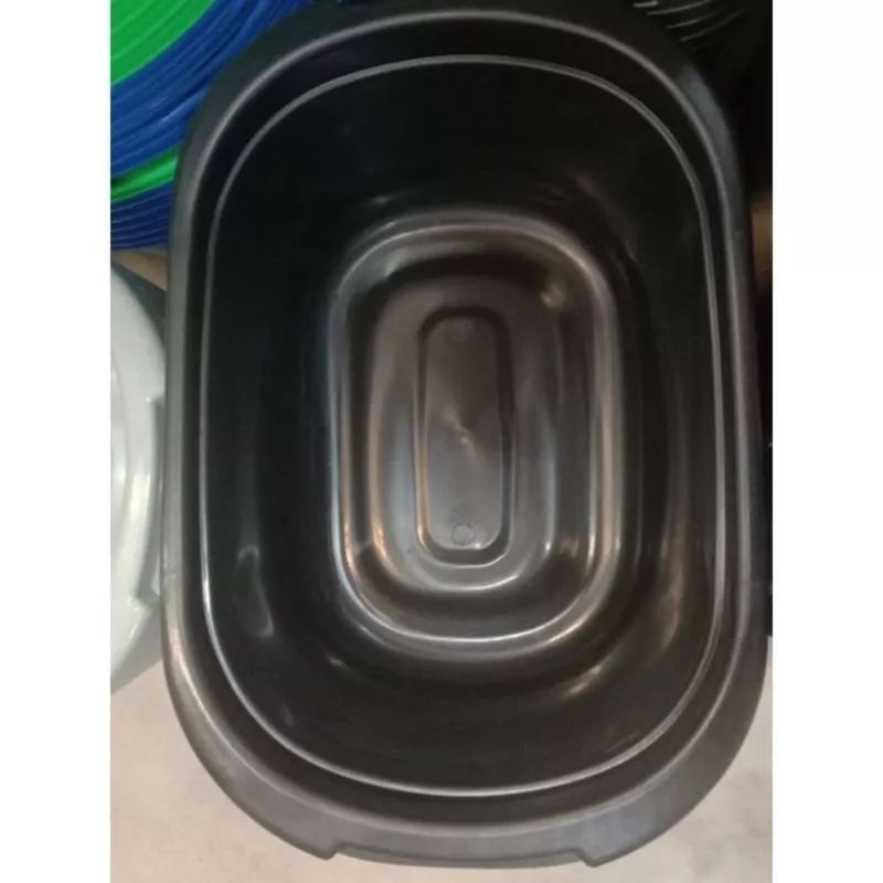 Jual bak oval/bak cuci baju/baskom oval/baskom hitam. | Shopee Indonesia