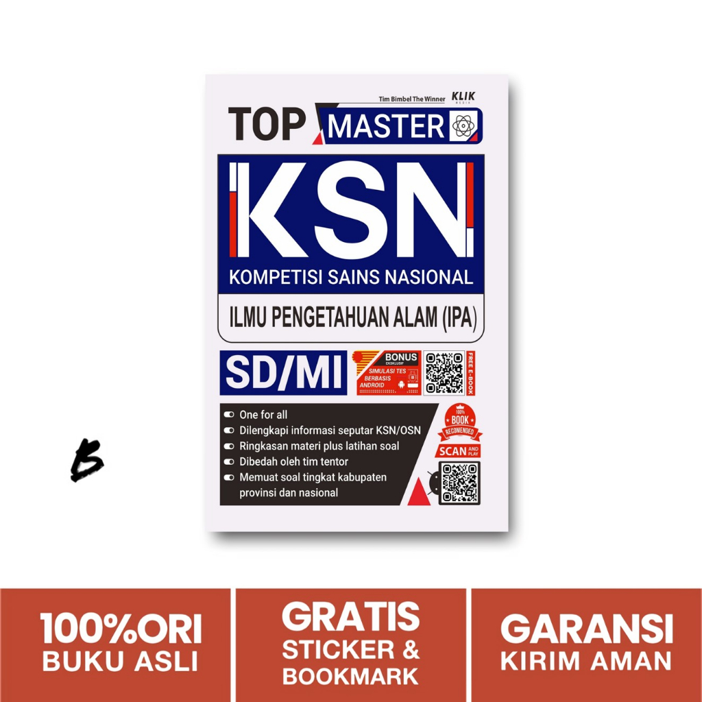 Jual Buku Top Master KSN IPA SD/MI (C-Klik Media) | Shopee Indonesia