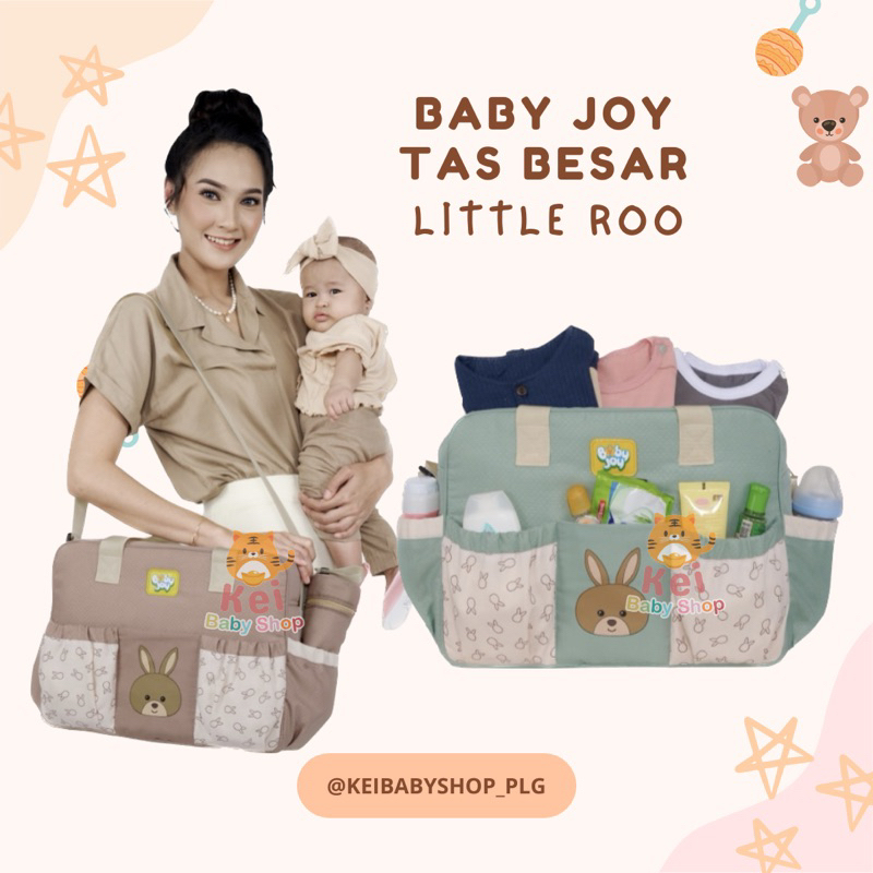 Jual Baby Joy Tas Bayi Besar Little Roo BJT1050 / Tas Perlengkapan Bayi ...