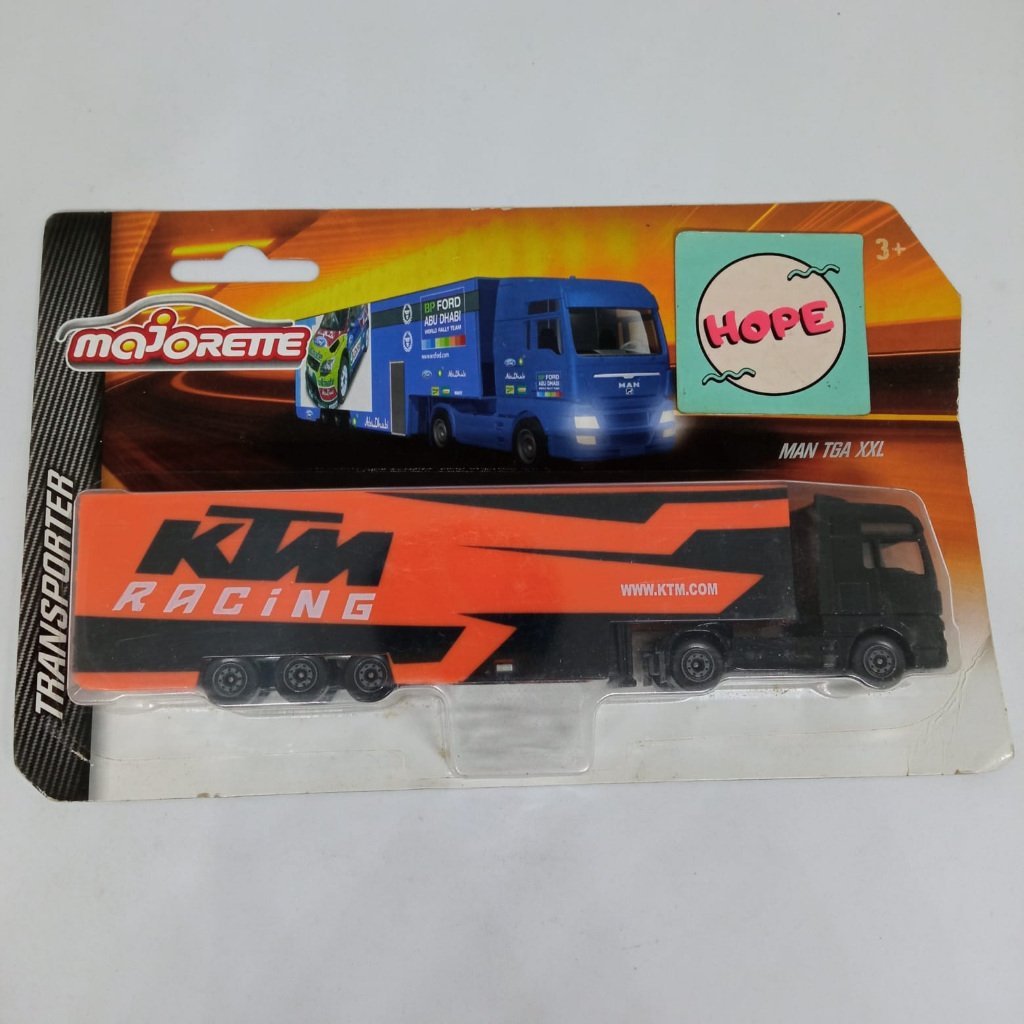 Jual Mainan Mobil Majorette Transporter MAN TGA XXL KTM Racing Original ...
