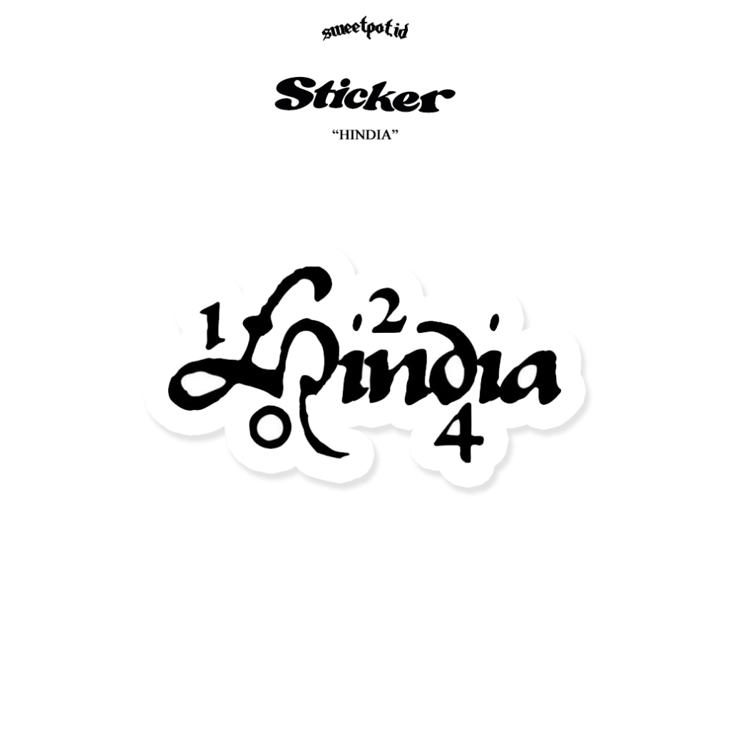 Jual (BISA COD) STICKER HINDIA / SUN EATER / FEAST / STICKER BIJIAN ...