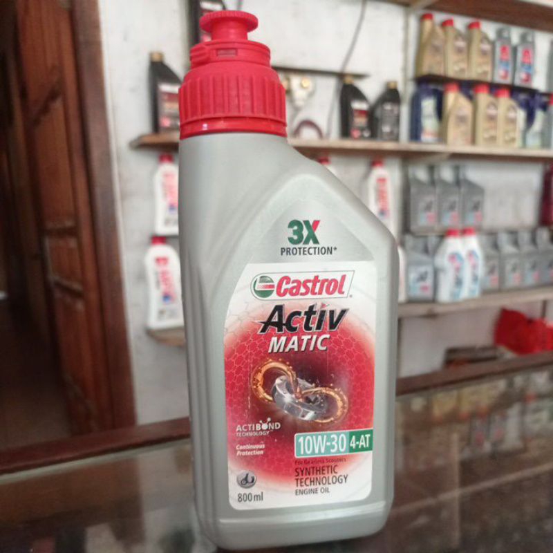 Jual CASTROL ACTIV MATIC 4T 10W-30 (800ml) | Shopee Indonesia