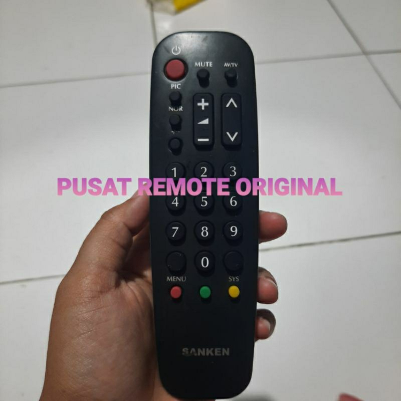 Jual REMOTE REMOT TV TABUNG SANKEN ORIGINAL ASLI | Shopee Indonesia