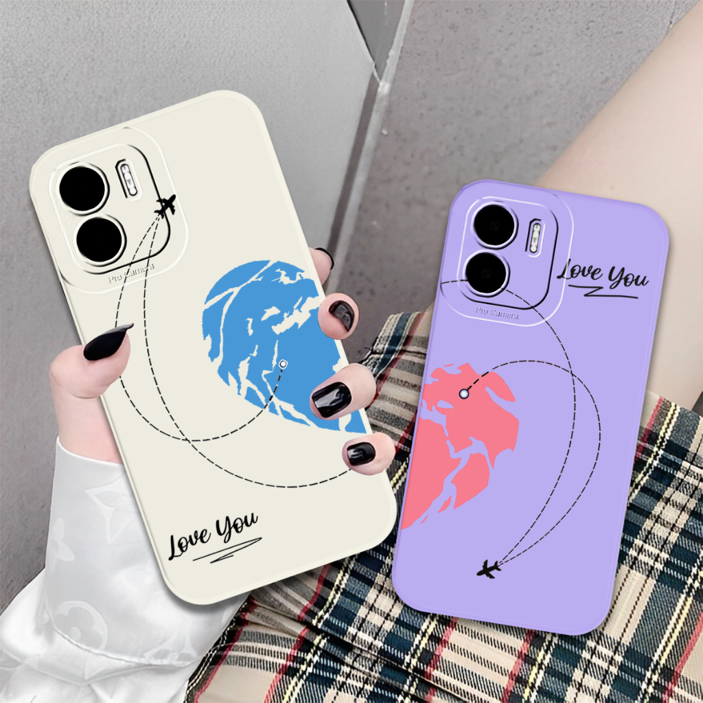 Jual [RD6] Case Redmi A2 2023/A1 2022 Motif LoveYou Couple keren hits ...