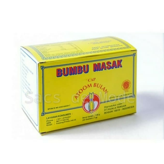Jual Bumbu Masak Cap Atoom Bulan / Atom Bulan isi 20 Sachet x 7gr ...