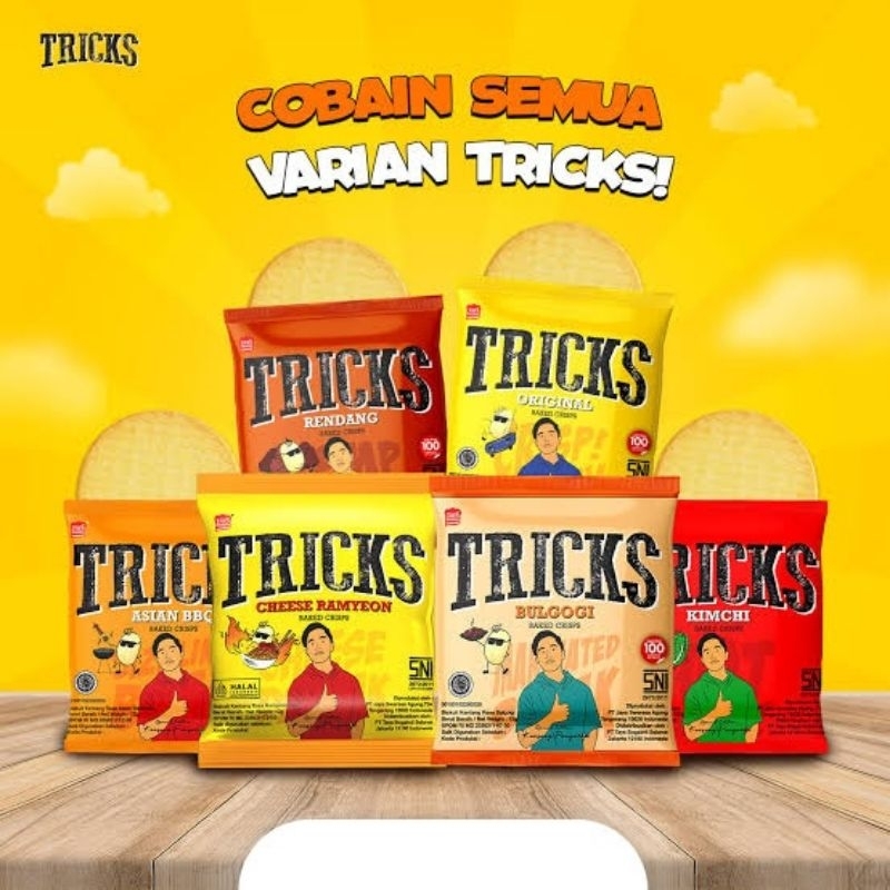 Jual Biskuit kripik Kentang tricks kekinian Kaesang | Shopee Indonesia