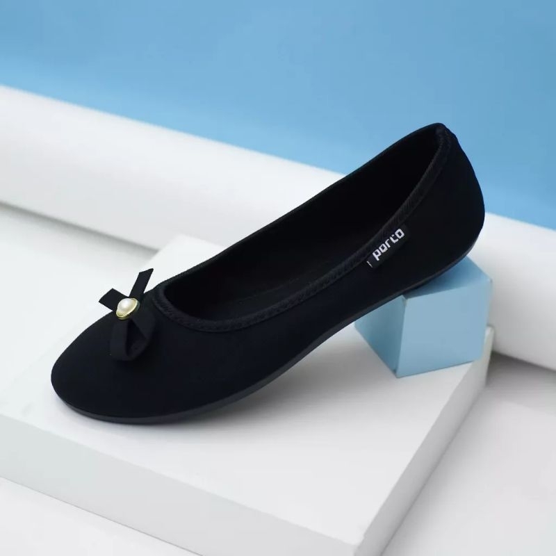 Jual PORTO - Sepatu Wanita Ballet Flatshoes / Sepatu Kain Nyaman dan ...