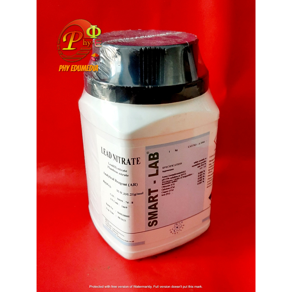 Jual Timbal Nitrat / Lead Nitrate / Pb(NO3)2 / PbNO3 Analis SMARTLAB ...