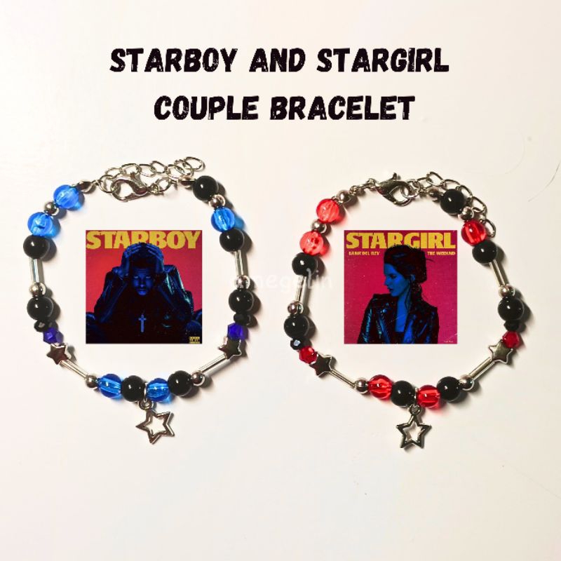 Jual starboy and stargirl beads bracelet by amegelin | gelang couple ...