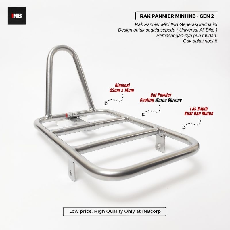 Jual RAK PANNIER DEPAN SEPEDA CLASIC / FRONT RACK Keranjang sepeda ...