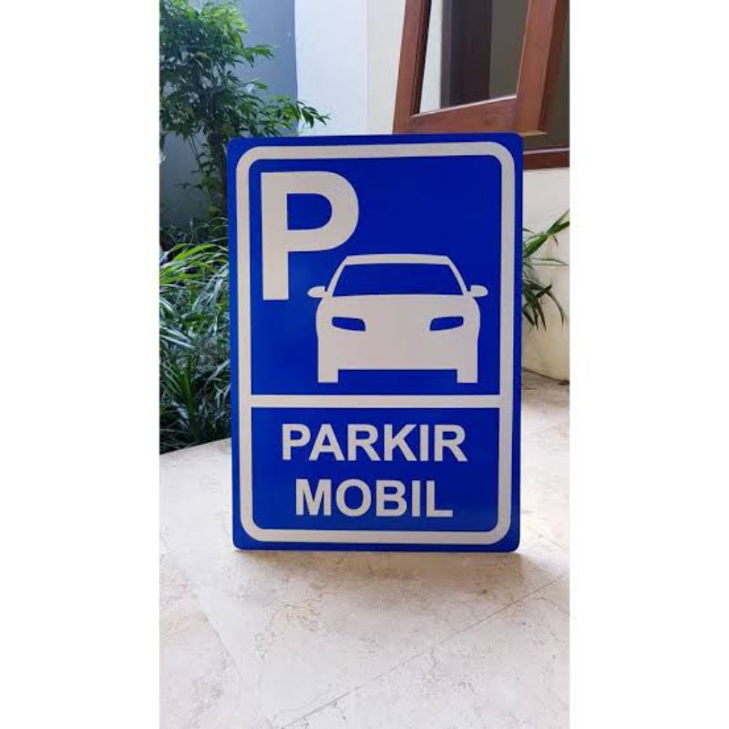 Jual Rambu Rambu Parkir Mobil 40 Cm x 50 Cm | Shopee Indonesia