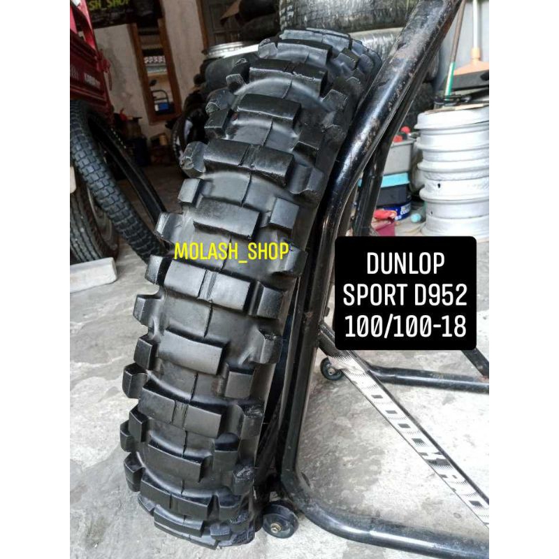Jual Ban ring 18 dunlop sports d952 size 100/100-18 kondisi bekas pakai ...