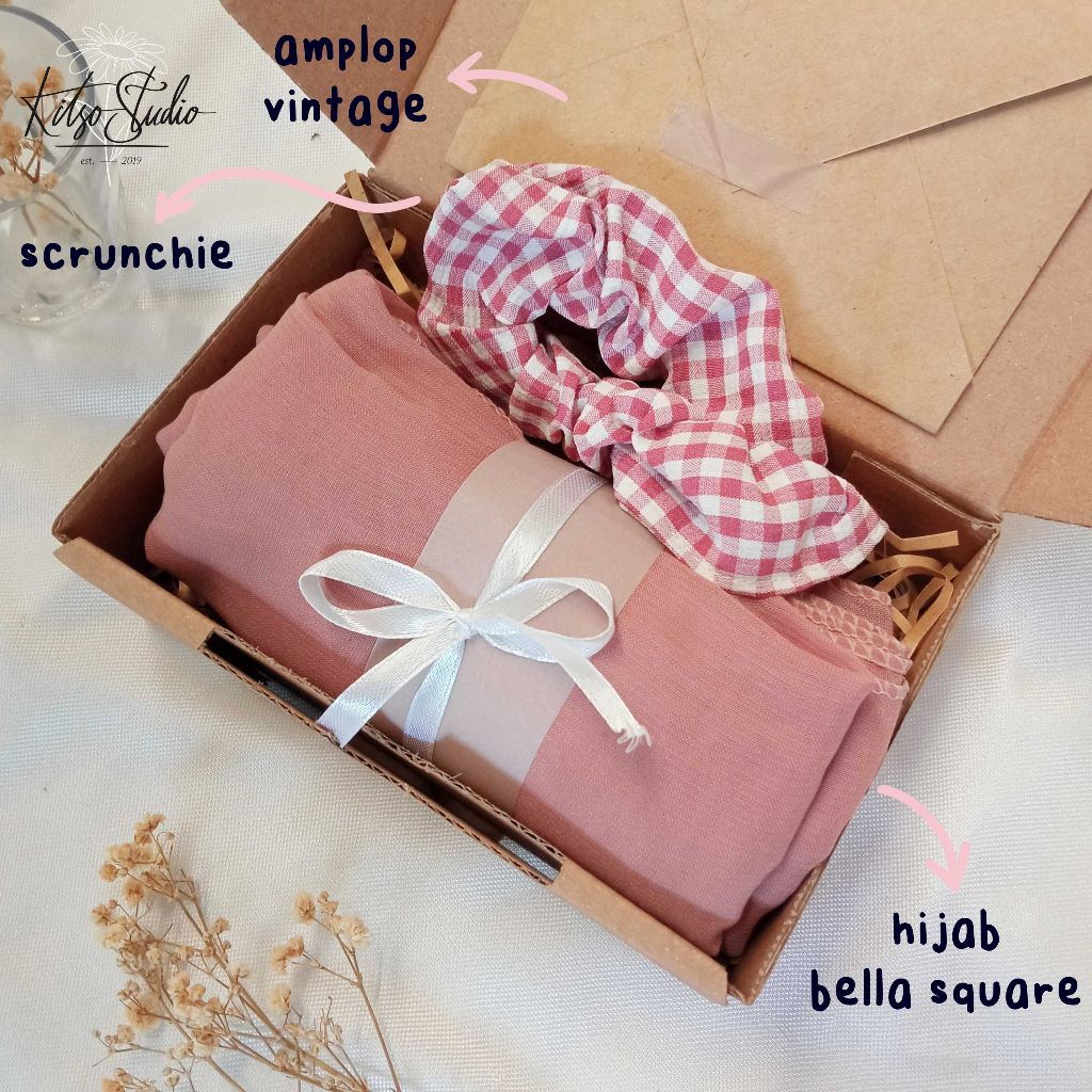 Jual [KITSO] Hampers Korean Gift Box Hijab Tumblr Tote Bag Aesthetic untuk Kado Ultah / Wisuda ...