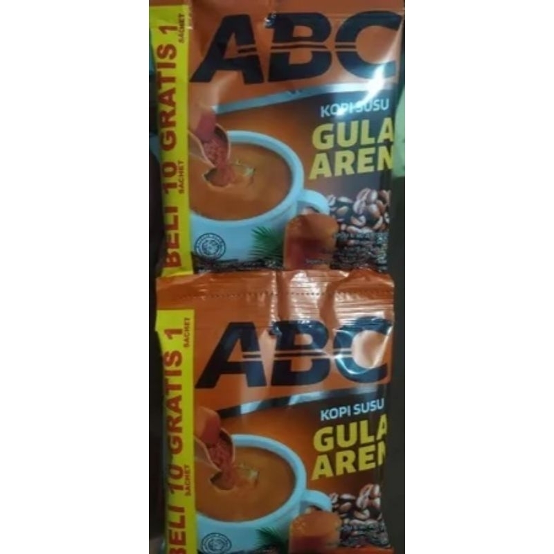 Jual Abc Kopi Susu Gula Aren Renteng Isi 10 Sachet | Shopee Indonesia