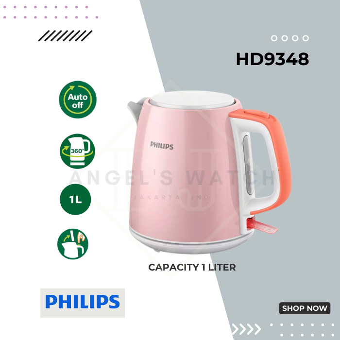 Jual Electric Kettle Philips HD9348 Teko Listrik Philips HD9348 Pemanas ...