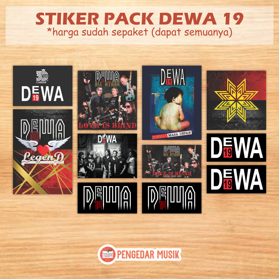 Jual Sticker Pack HD Dewa 19 - Pesta Rakyat 30 Tahun - Album - Ahmad ...