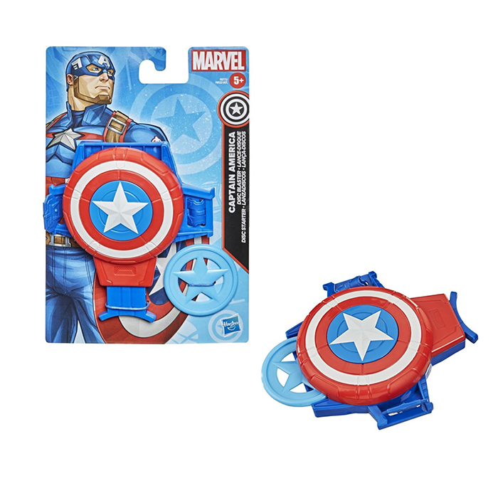 Jual Hasbro Marvel Captain America Shield Gauntlet Disc Blaster Toy ...