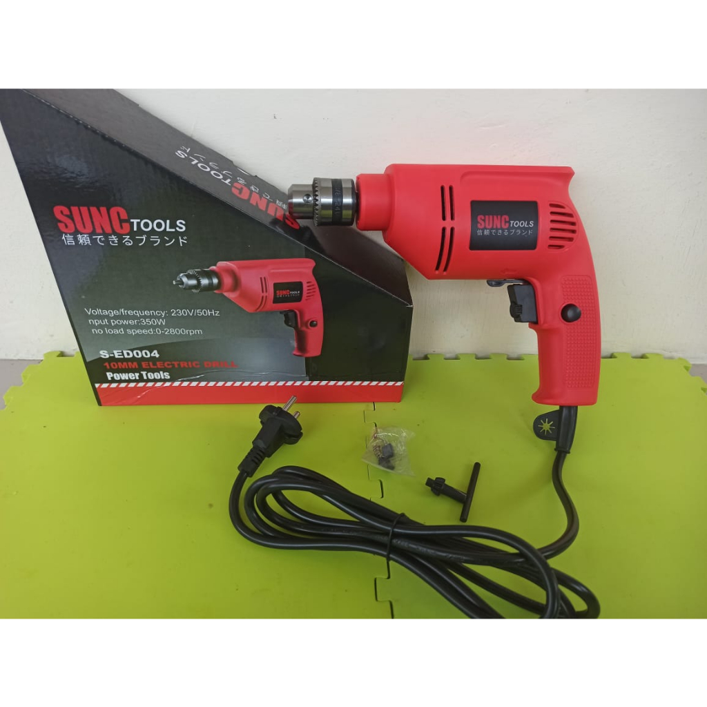 Jual Mesin Bor Listrik Tangan Sunc Tools 10mm | Shopee Indonesia