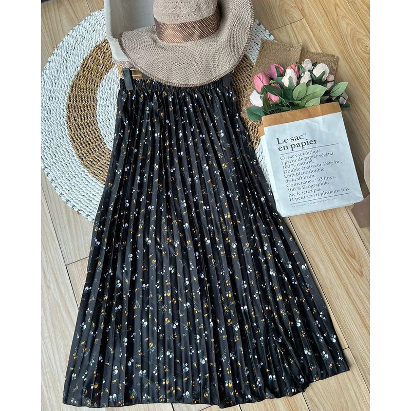 Jual ROK PLISKET PREMIUM MOTIF BUNGA MELATI LILY DAILY // ROK PLISKET ...