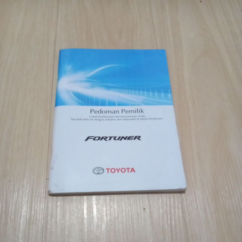 Jual Buku Manual Mobil Toyota Fortuner 2016 - 2020 Original | Shopee ...