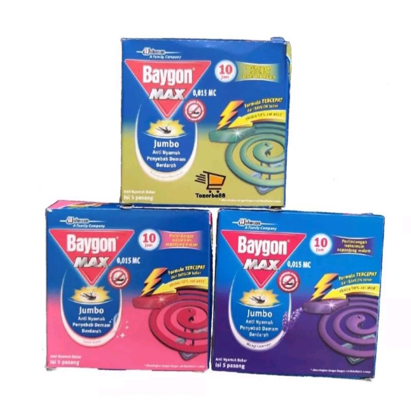 Jual Baygon Max Jumbo isi 5 obat nyamuk bakar | Shopee Indonesia