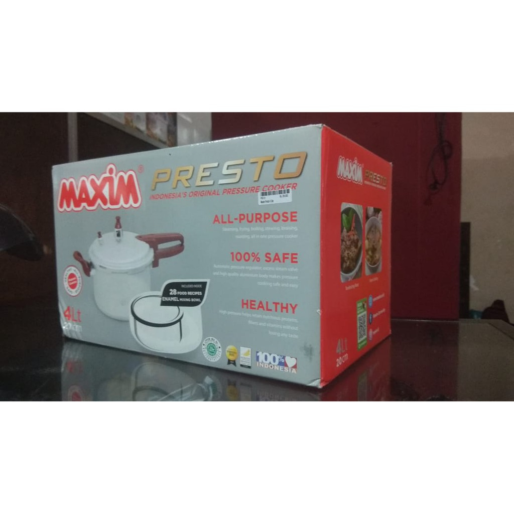 Jual PANCI PRESTO MAXIM 4 LITER / PELUNAK DAGING / PRESTO ANTI KARAT / PRESTO MURAH / PRESTO ...