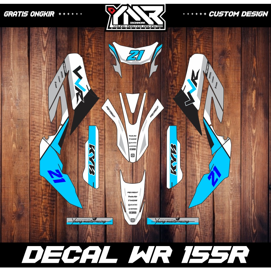 Jual Decal wr155 full body bebas request design | Shopee Indonesia