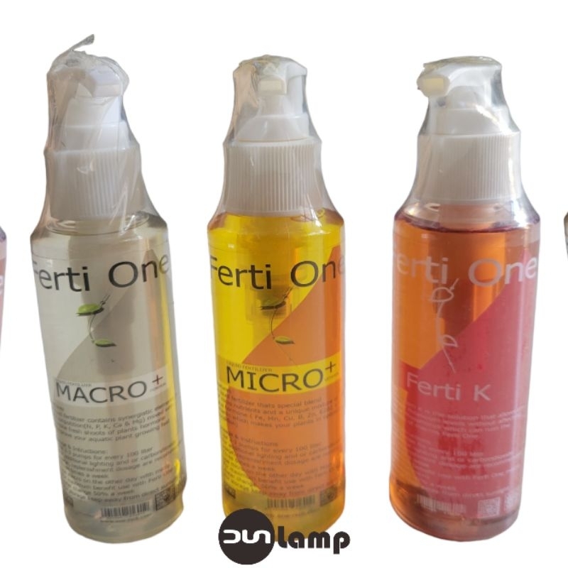 Jual Pupuk Cair Aquascape Akuarium Ferti One Macro Micro Ferti K One ...