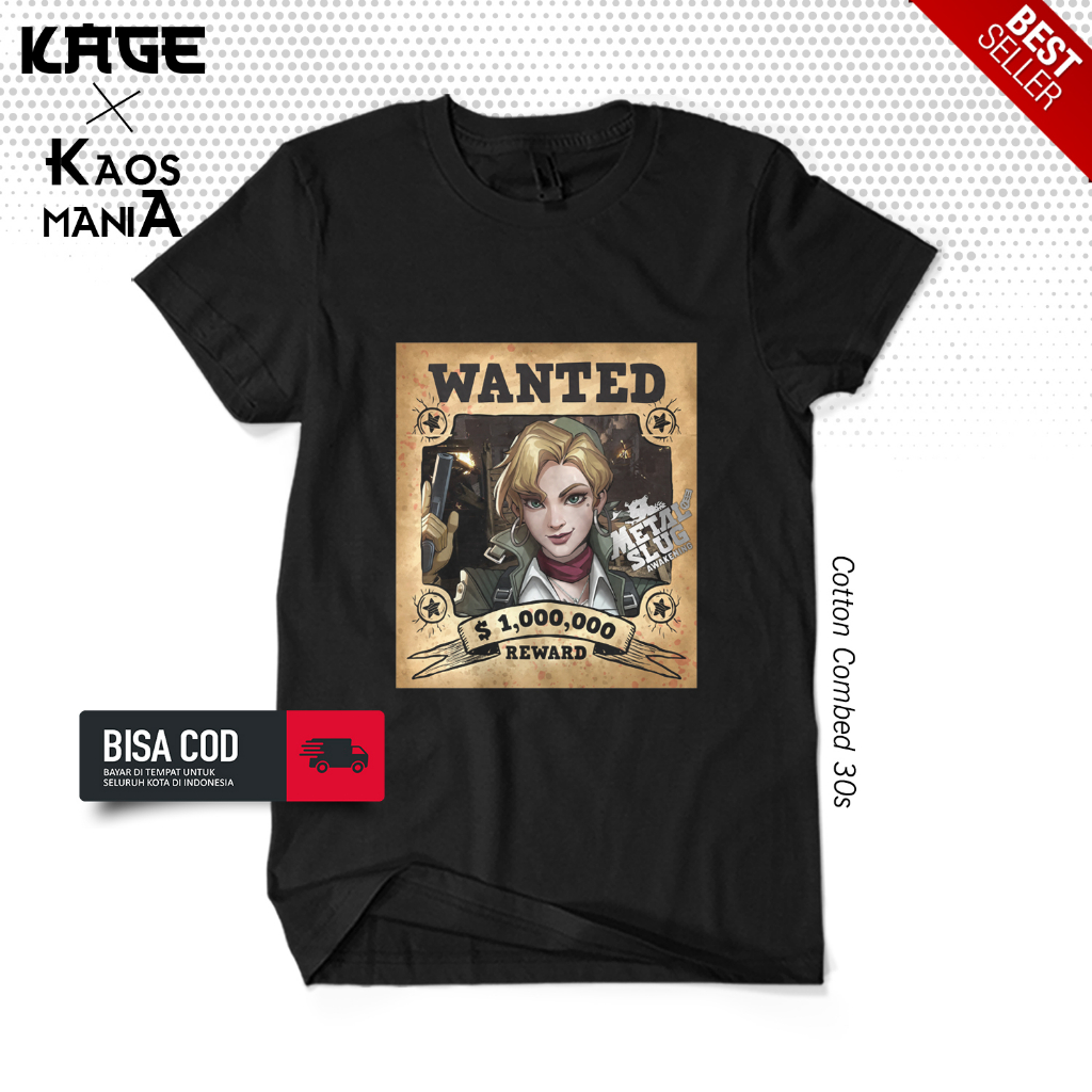 Jual Baju Kaos METAL SLUG ERI WANTED Awakening Terbaru KAOS KAGE ...