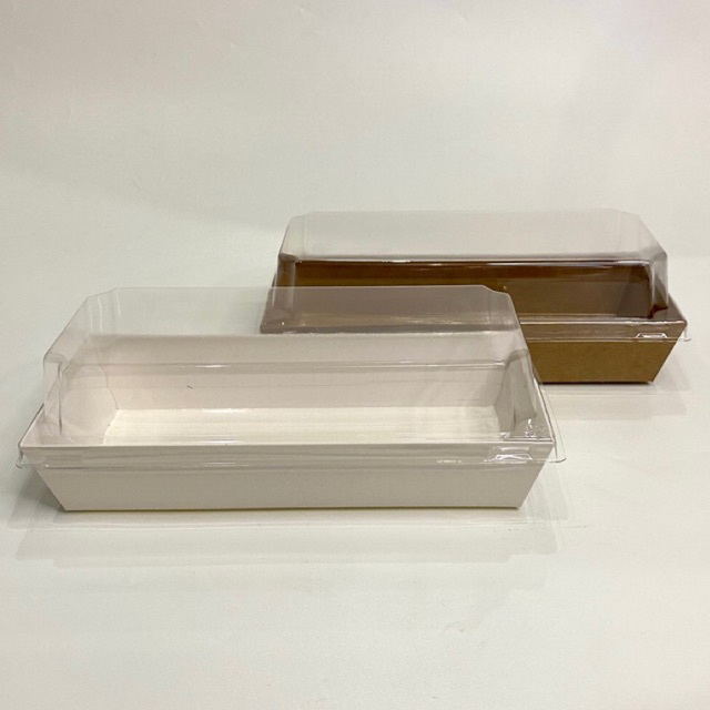 Jual 10 pcs Dessert Box Persegi Panjang / Box HotDog / Box Sandwich Box ...