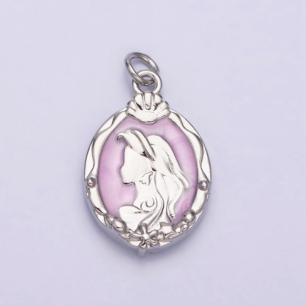 Jual Modan - Premium Gold Filled Mermaid Enamel Liontin Oval Ekor ...