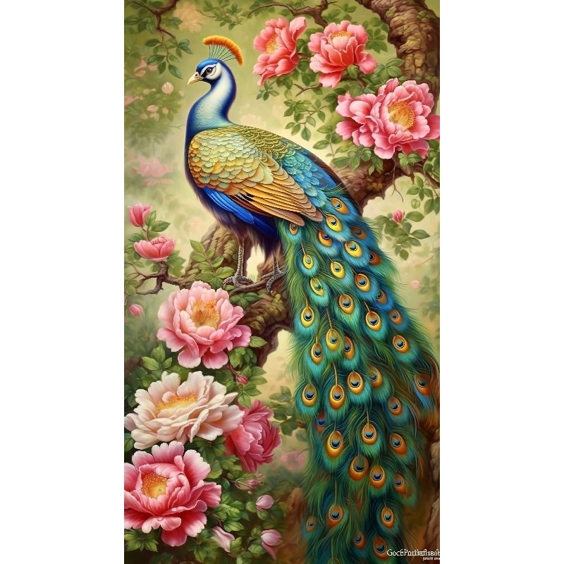 Jual Backdrop/Background/Wallbanner/MMT Dekorasi Pelaminan Merak ...