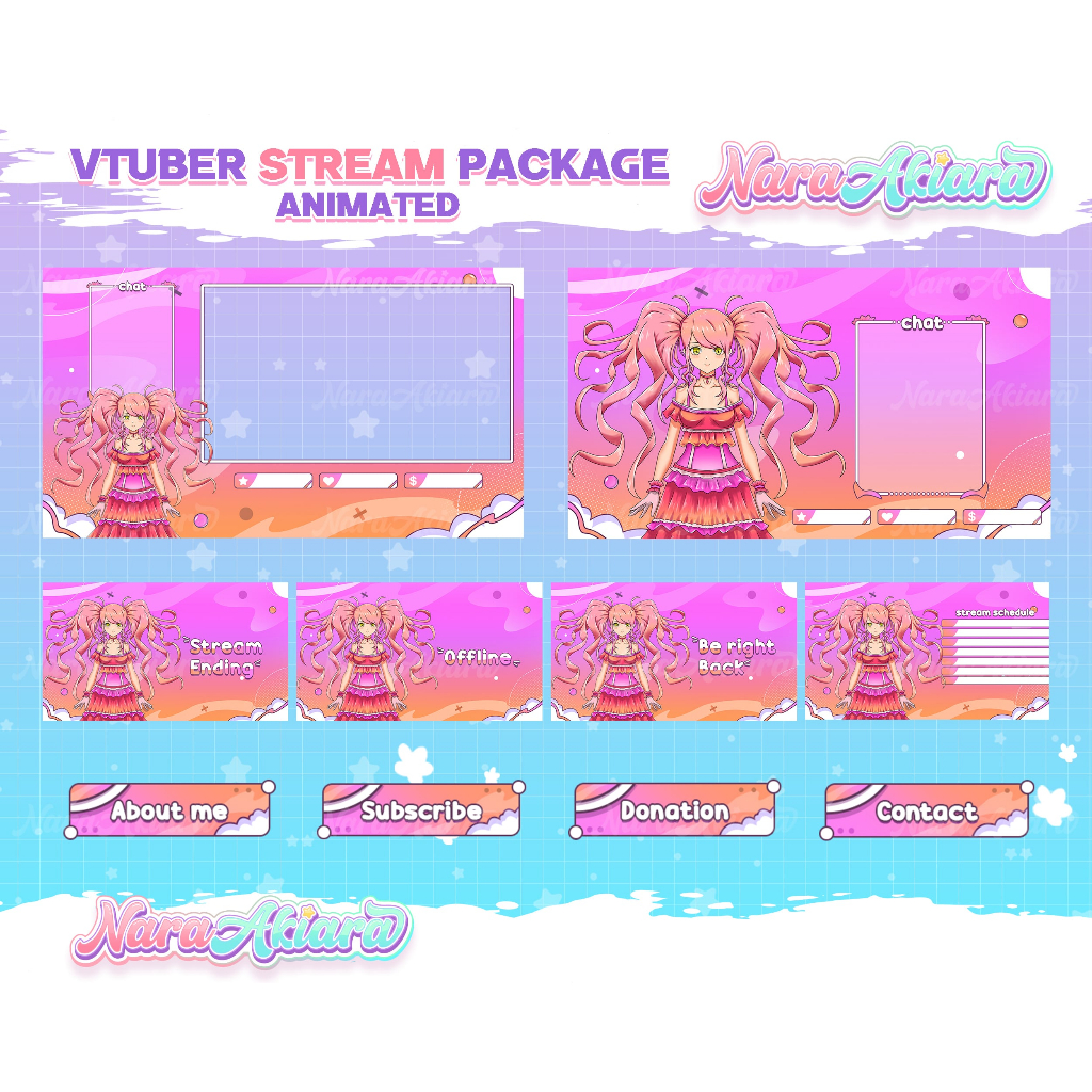 Jual Paket Overlay untuk Streaming Solusi Untuk Streamer, Stream ...