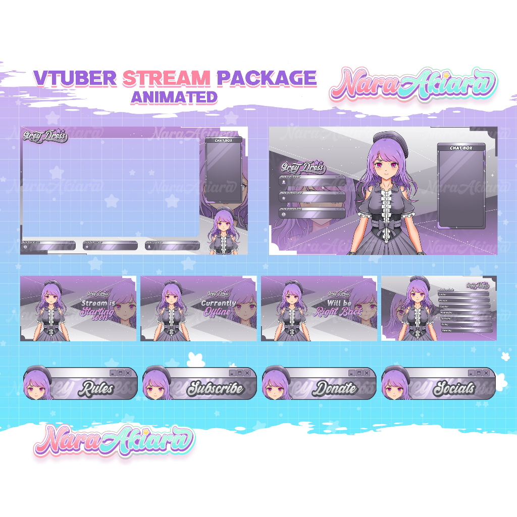 Jual Buat Tampilan Stream Anda Profesional dengan Paket Overlay ...